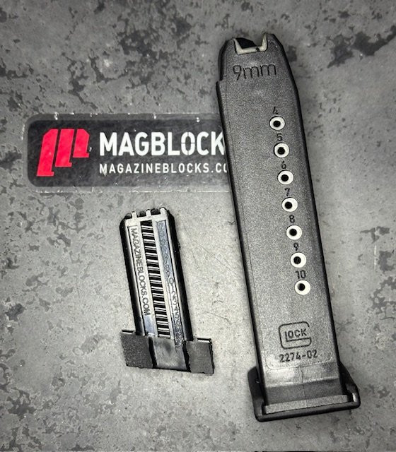 Glock 19 (9mm) 5/10 Magazine Capacity Limiter Hunting