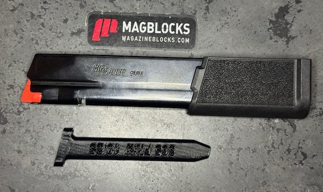 Sig Sauer P365 Fuse Magblock 10 round Limiter for 21 Round Magazines