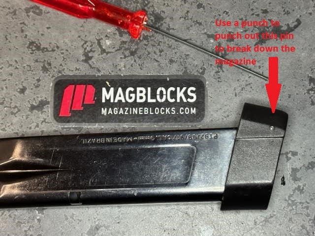 Taurus PT92 PT99 PT917 10 Round Limiter 10/19 Magazine Capacity Limiter